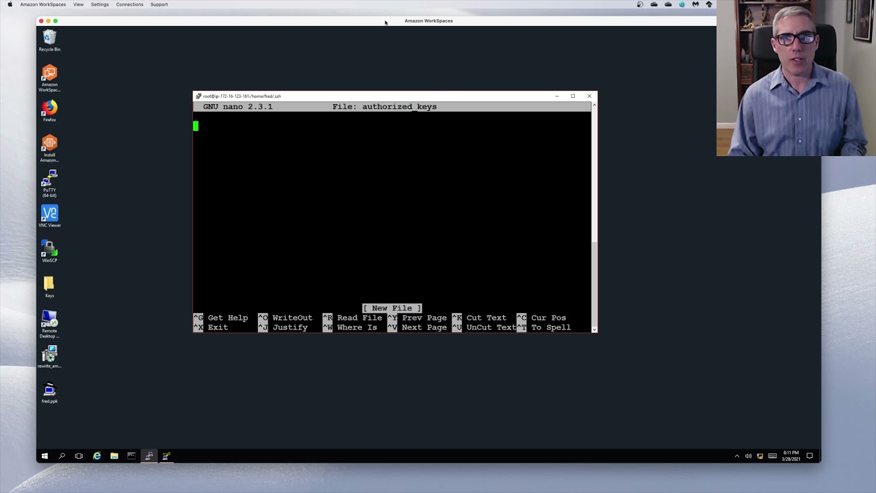 SSH using Cryptographic Keys
