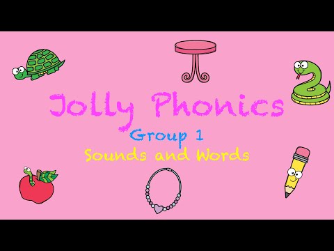 Jolly Phonics Group 1 【Sounds and Words】