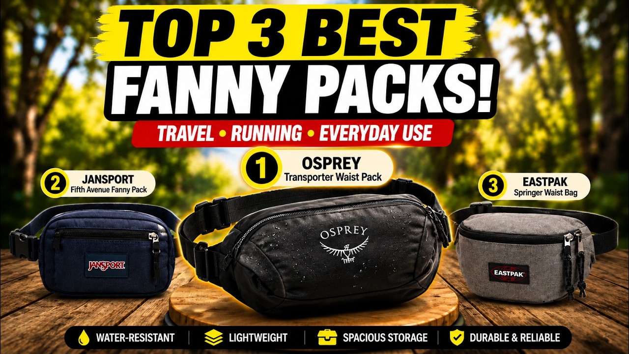 Best Fanny Packs for Travel & Running on Amazon BUY RIGHT NOW
