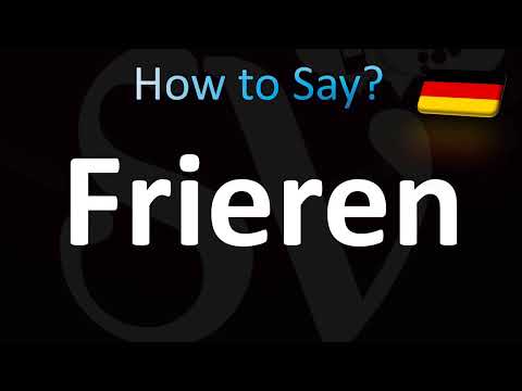 How to Pronounce ''Frieren'' (freeze) Correctly in German!