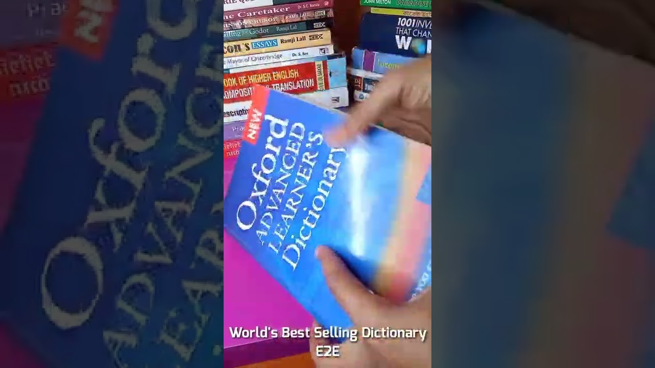 The Best Selling English Dictionary | Oxford Advanced Learner's Dictionary |Fav Book|#shortsyoutube