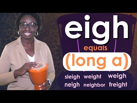 eigh says a (long a) #wordfamilies #long a