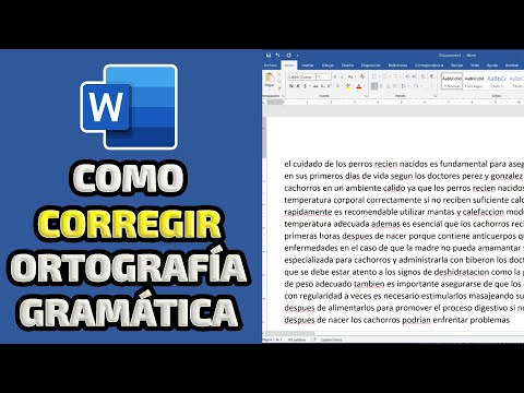 Corregir ORTOGRAFÍA y GRAMÁTICA en Word