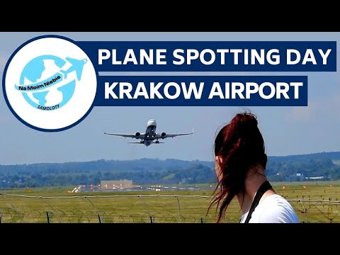 SPOTTING SAMOLOTÓW pod lotniskiem EPKK Krakow - Balice