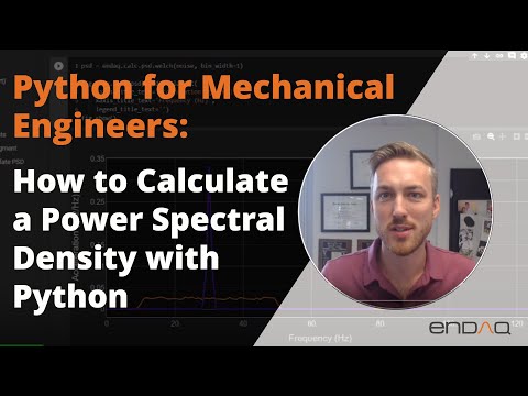Python for Mechanical Engineers: How to Calculate a Power Spectral Density with Python