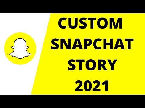 How to Create Custom Story On Snapchat #snapchat