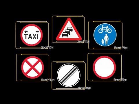 Learn easily 66 important Road Signs | #roadsigns