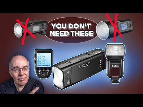 Ultimate off camera flash kit - EASIEST TO USE - lightweight, PERFECT inside or outside