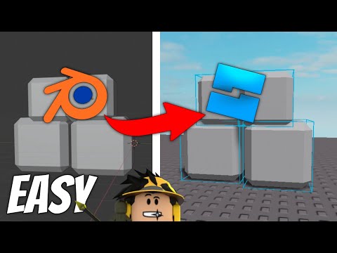 How To Export Your Blender Mesh Separately To Roblox Studio!