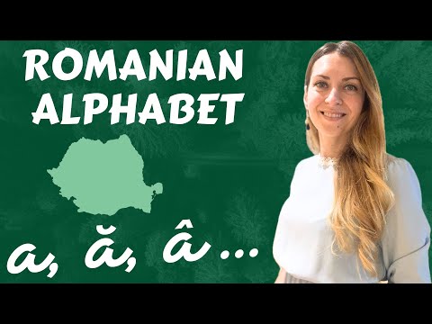 Learn the ROMANIAN alphabet (învață alfabetul limbii române) - phonetic variant