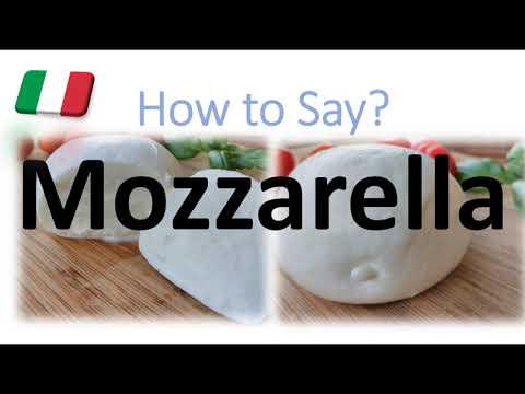 How to Pronounce Mozzarella? (CORRECTLY) English, American, Italian Pronunciation