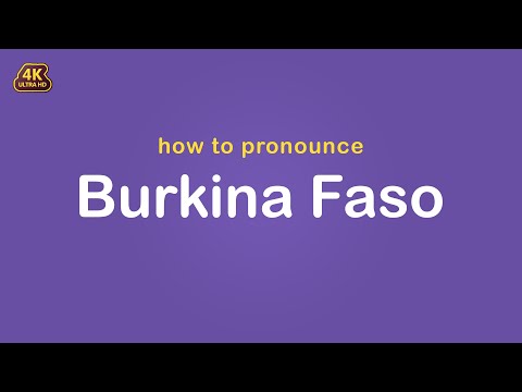 how to pronounce Burkina Faso 【FIFA】