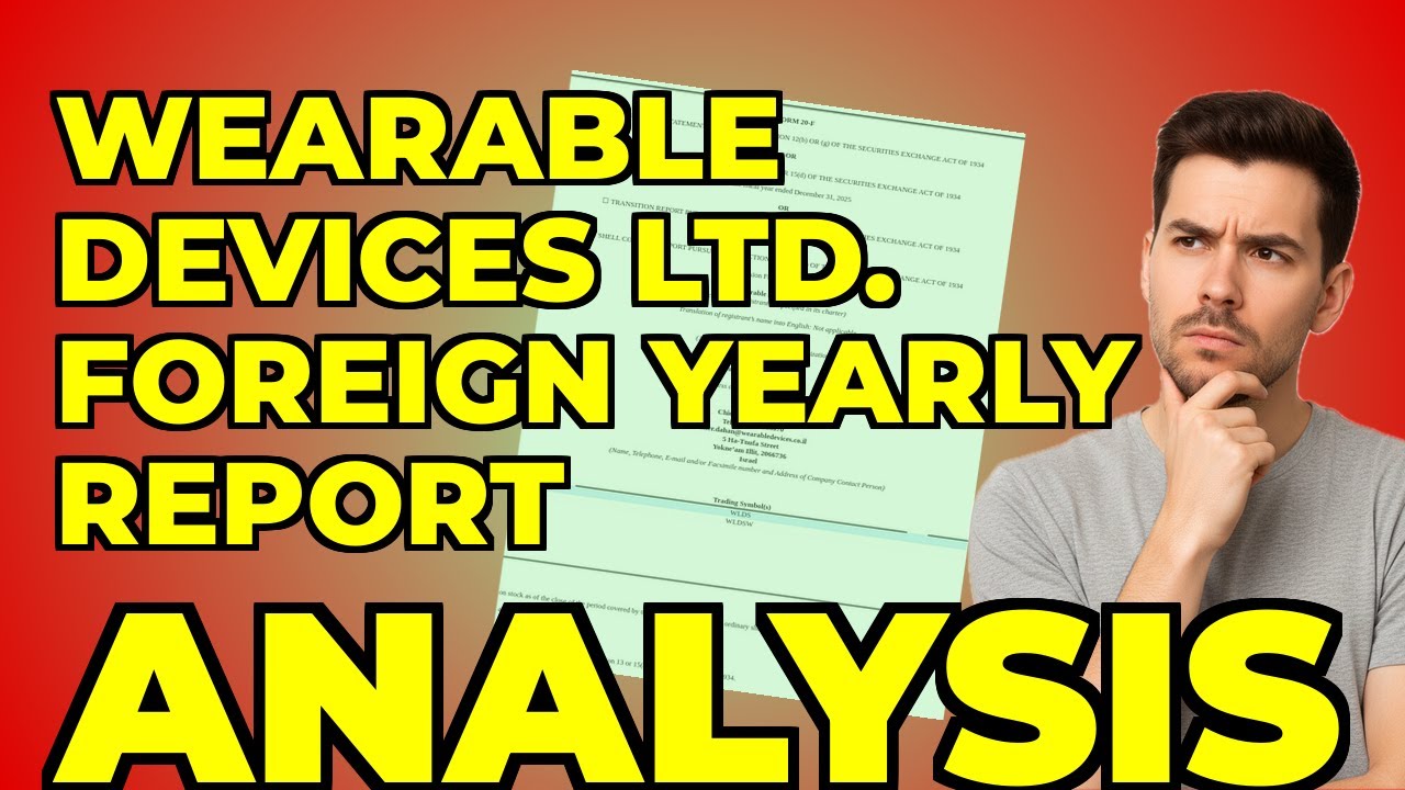 My Takeaway on Wearable Devices Ltd's Financials & Risks