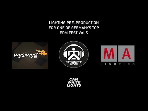 LIGHTING PREP FOR AIRBEAT ONE MAIN STAGE - GRANDMA 2/CAST WYSIWYG