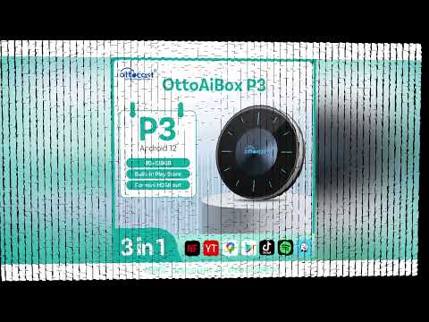 Latest Products You Must Know! OTTOCAST P3 Android AI Box for Youtube Netflix Wireless CarPlay A