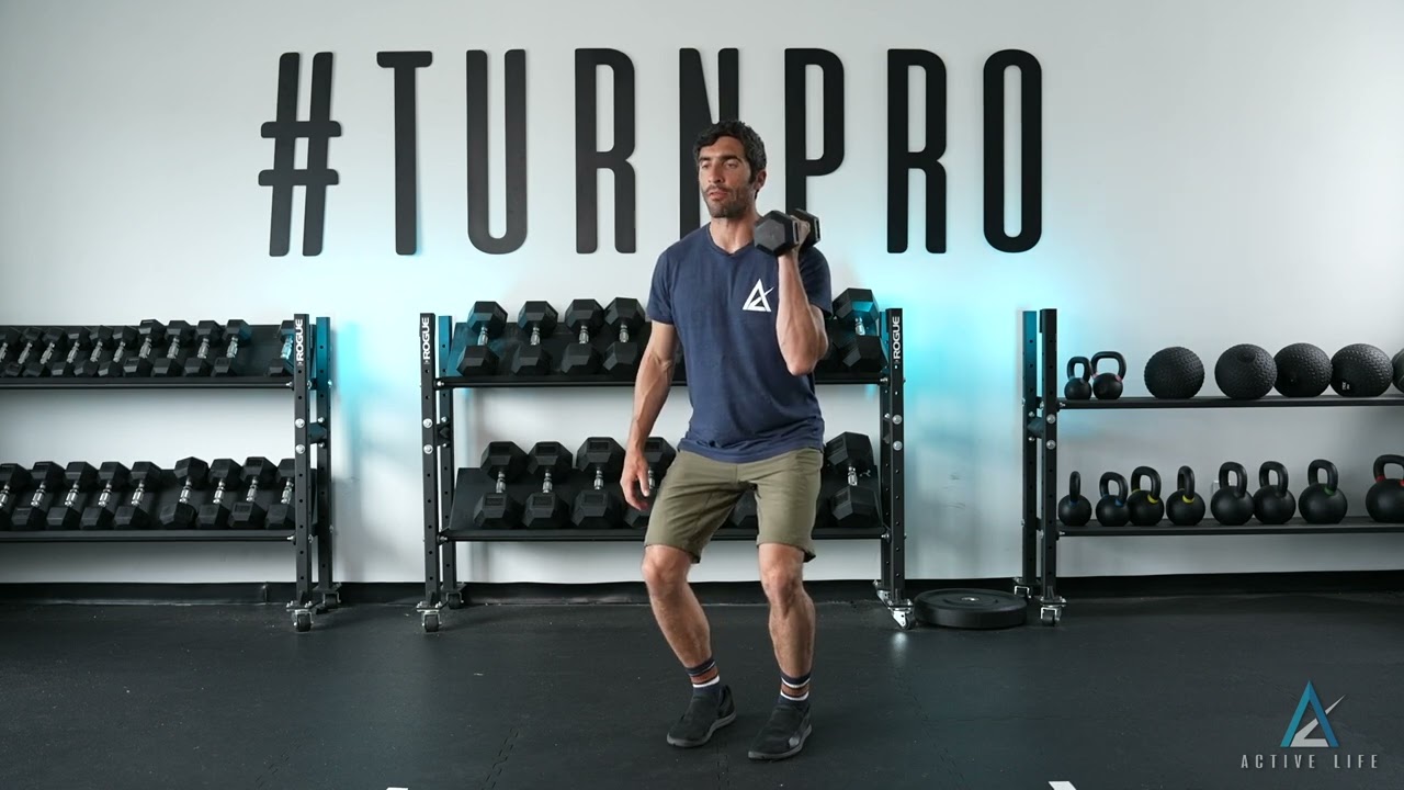 Single Arm Dumbbell Push Press