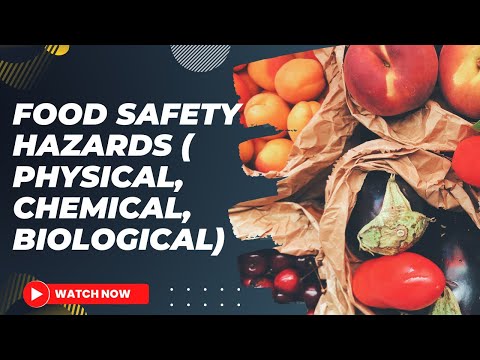 Food Safety Hazards ( Physical, Chemical, Biological)