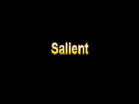What Is The Definition Of Salient Medical School Terminology Dictionary