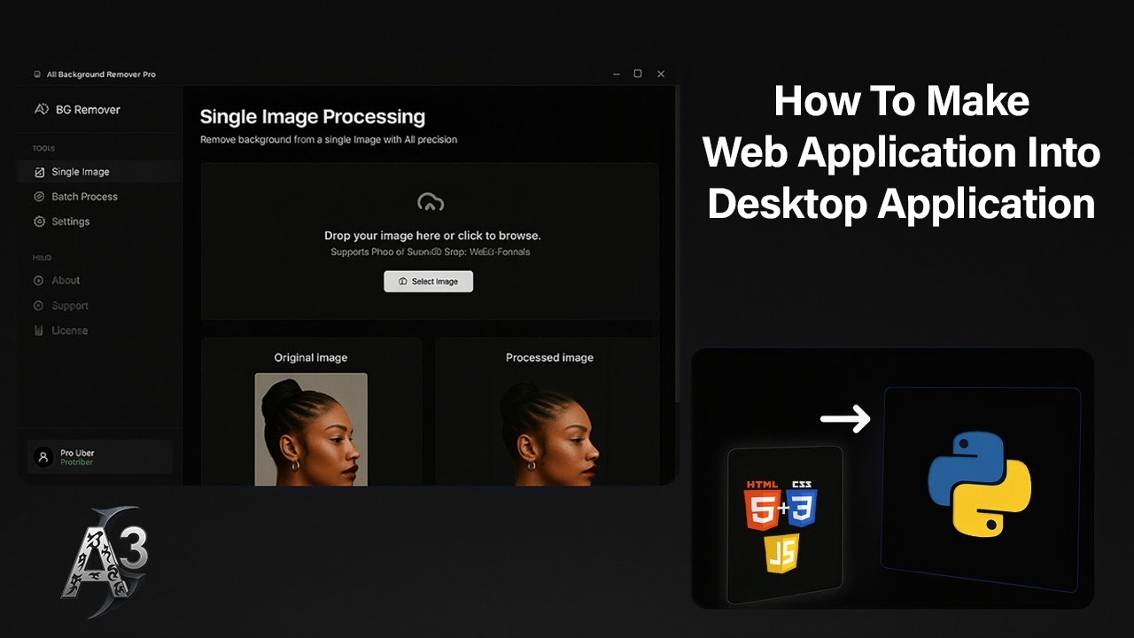 How Turn Your HTML/CSS/JS Skills into Desktop Apps! Complete Python PyWebView Tutorial
