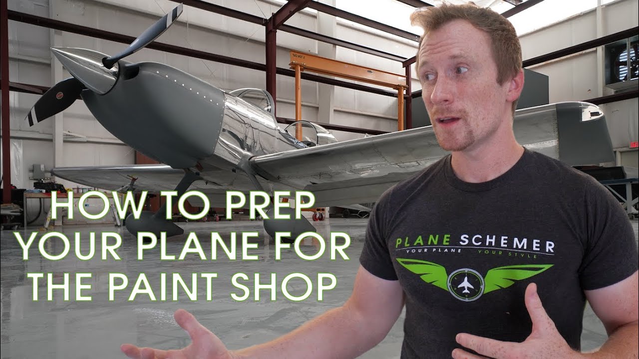 How to prep your plane for the paint shop