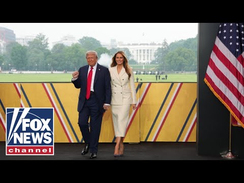 President Trump, administration welcomed to Army 250 parade