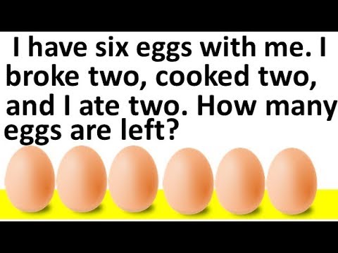6 Eggs - Logical Reasoning Riddle
