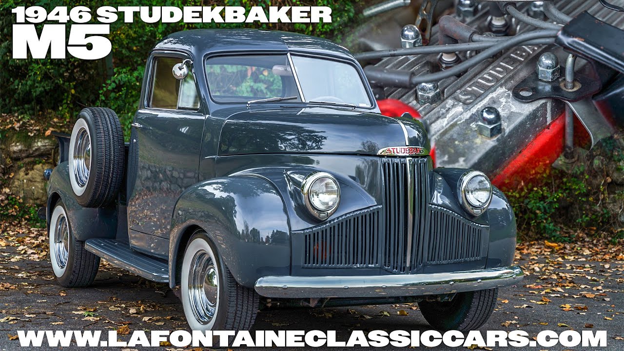 This 1946 Studebaker M5 Is the Quirkiest Pickup Truck You'll See Today ...