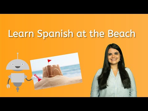 Learn Spanish at the Beach - Spanish Vocab for Kids!