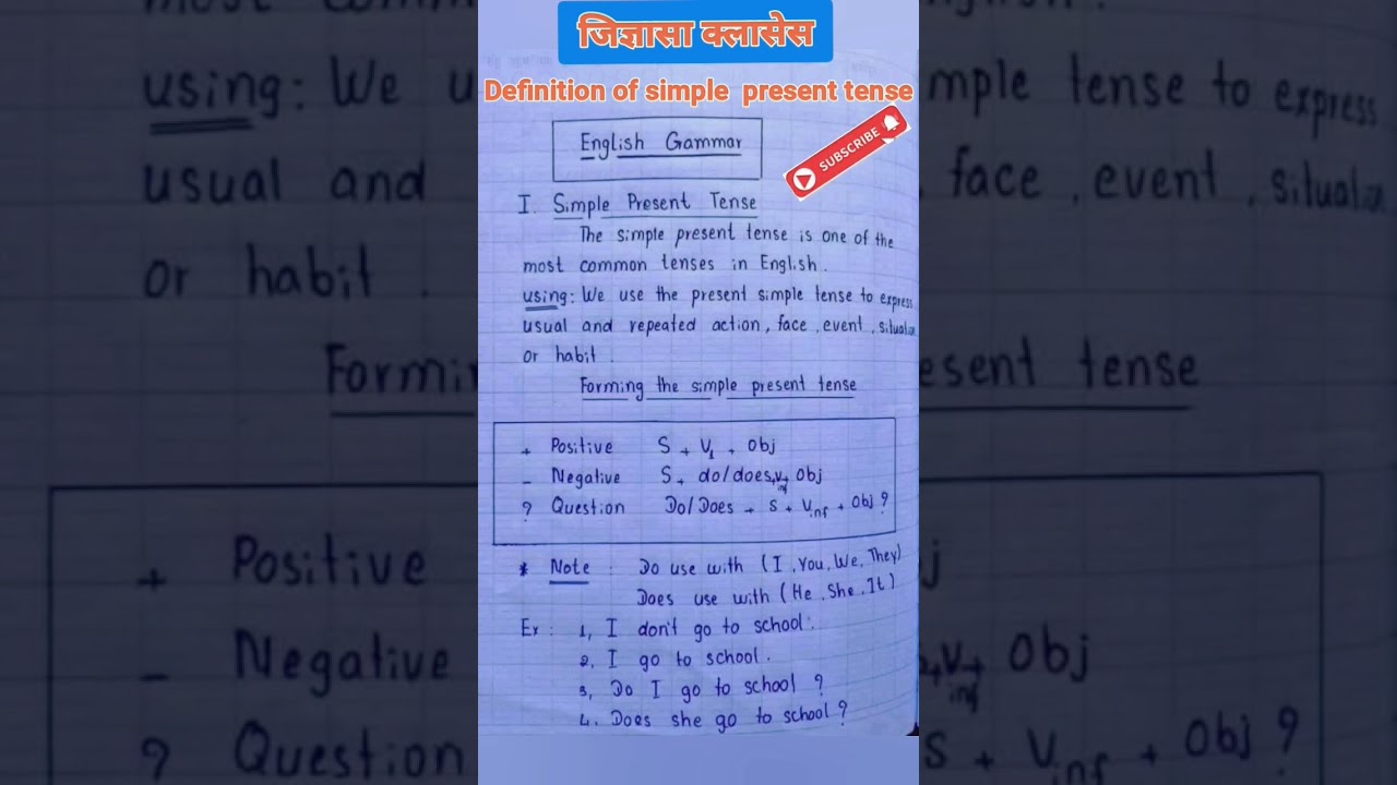 definition of simple  present tense |#viralvideo #tense  |#english ,#englishgrammar |@Abhaysir2