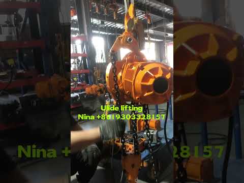 2T double chain electric chain hoist assemble chain and hook