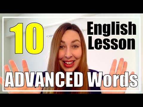Learn 10 ADVANCED Vocabulary Words