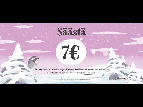 POSTI Joulun pakettiatarjous 2017 ulkomaan paketit.