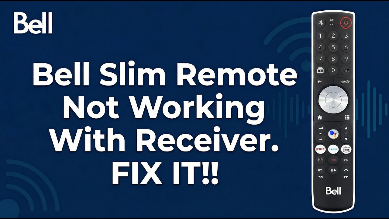 How To Fix Bell Slim Remote Not Working With Receiver - Simple Tutorial