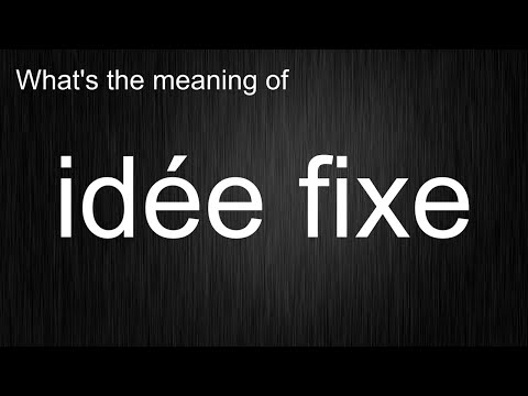 Pronunciation Determines Meaning! Full Breakdown of idée fixe Word Usage and Pronunciation!
