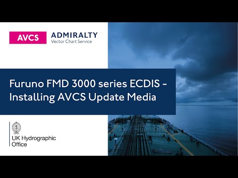 AVCS on the Furuno FMD 3000 series ECDIS - Installing AVCS Update Media