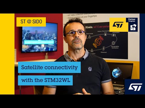 Kineis with ST at SIDO 2023: Satellite connectivity with STM32WL
