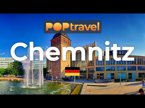 CHEMNITZ, Germany π©πͺ - Summer Tour - 4K with subtitles