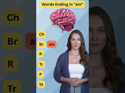 Learn Words Ending in “ain” in English #learnenglish #shorts