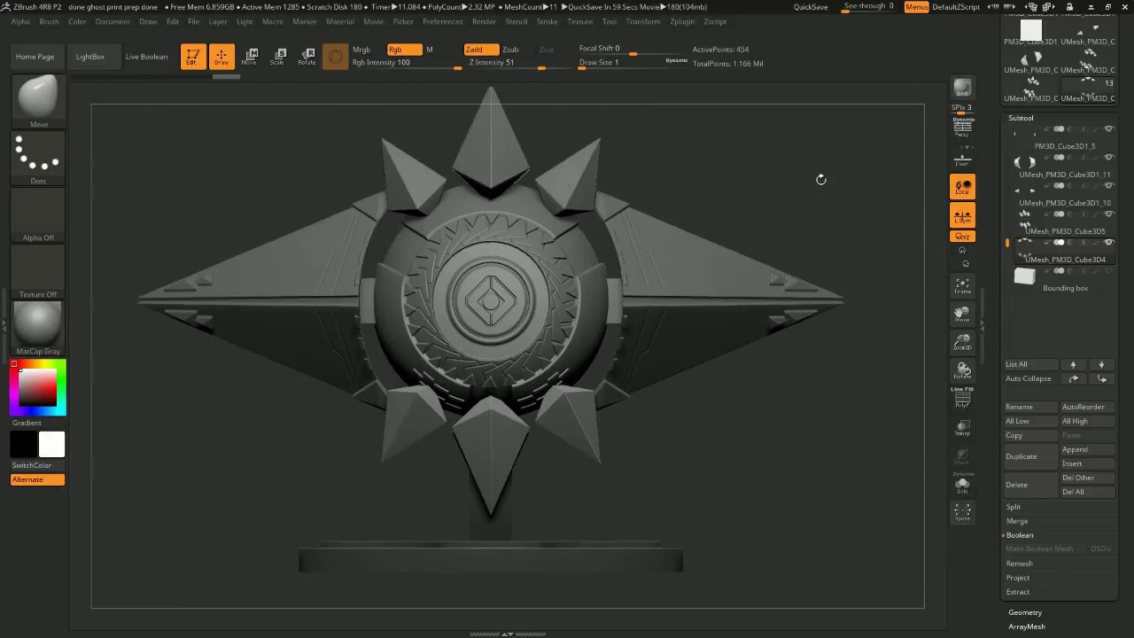 Destiny 2- Osiris' Ghost 3d Model Overview
