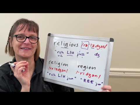 How to Pronounce Religious, Religion and Region