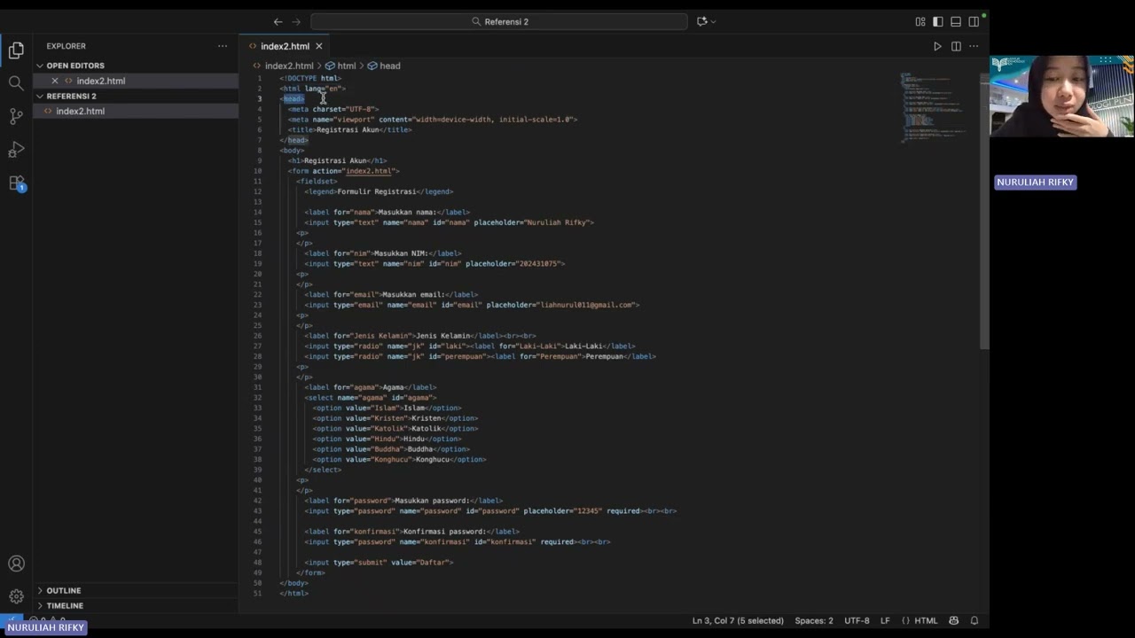 Laporan 1 Pemrograman Web