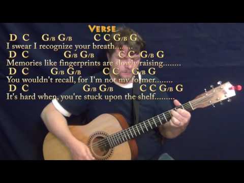 Elderly Woman Behind the Counter in a Small Town - Guitar Chord Chart with Lyrics/Chords