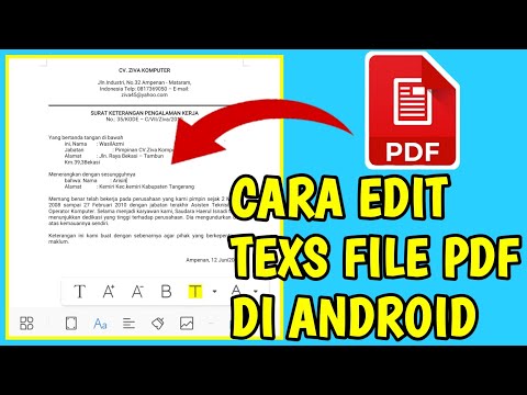 CARA EDIT FILE PDF DI HP TANPA APLIKASI TAMBAHAN