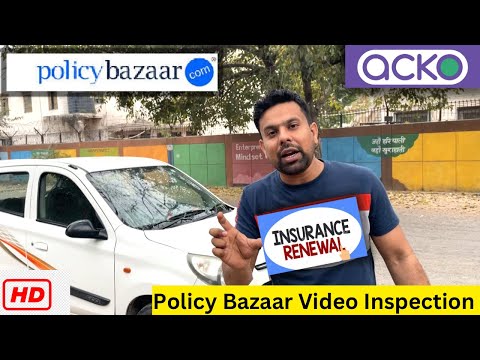 Policy Bazaar Insurance Video Inspection✅How to Record, Car Insurance की वीडियो कैसे रिकॉर्ड करे😎