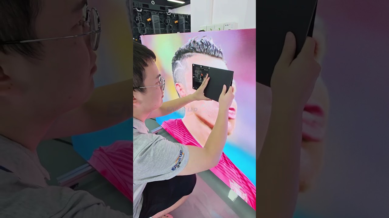 Indoor LED display screen with GOB module has better effect and longer life#eagerled #leddisplay