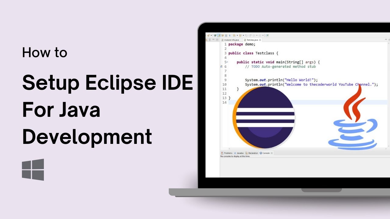 How to Setup Eclipse IDE on Windows 10 For Java Development
