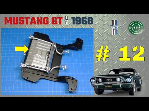 🎯Construye el Mustang GT390 Bullit 1968 Salvat | Steve McQueen- #12 | Parte inferior del tanque