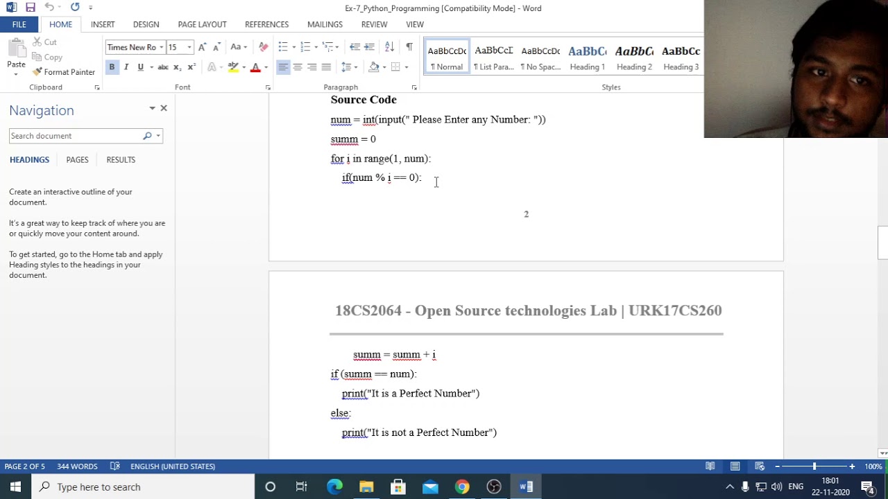 OSS LAB Exp 7 Python Programming