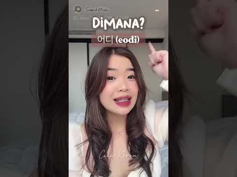 6 kata tanya dalam bahasa Korea