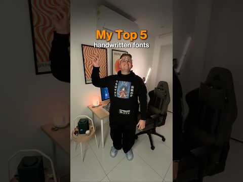 My Top 5 handwritten fontsπ«